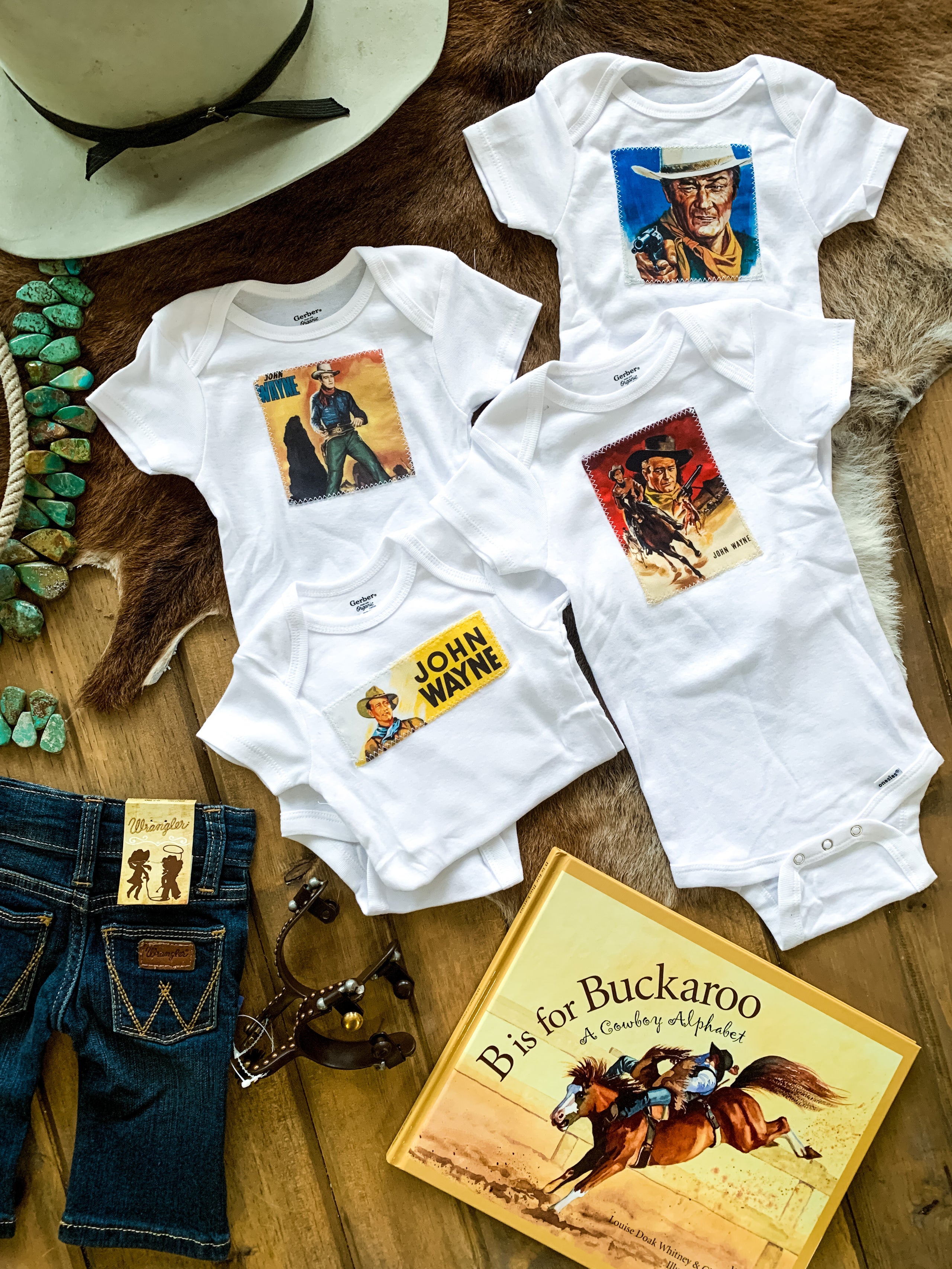 John Wayne Patch Onesie | Ranch-Land Western Store