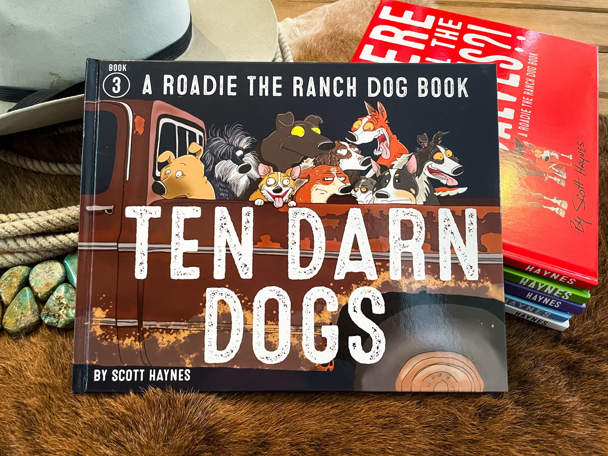 Roadie The Ranch Dog Book #3: Ten Darn Dogs | Ranch-Land Western Store