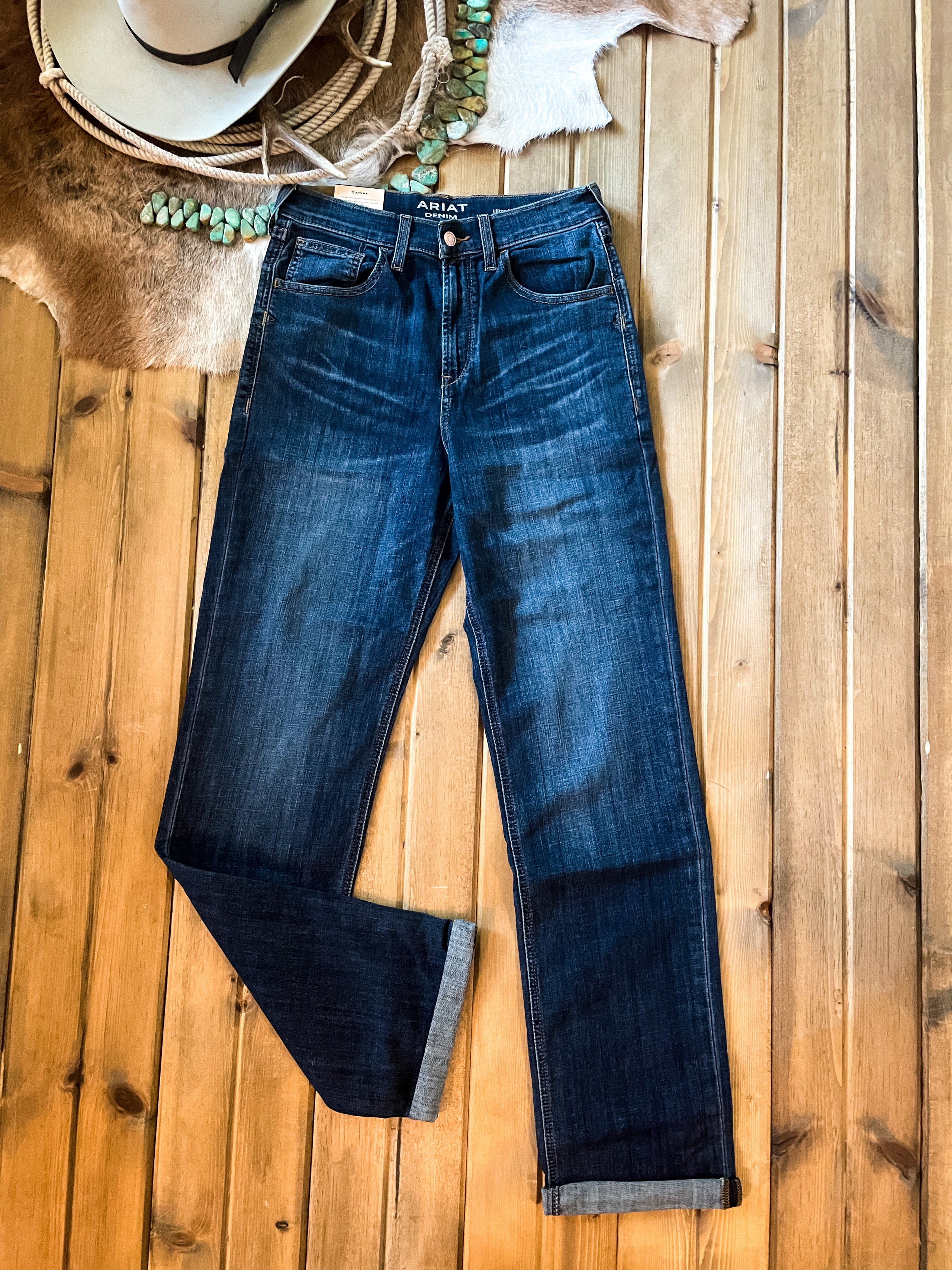 Ariat Frankie Ultra Stretch High Rise Straight Leg Jeans | Ranch-Land ...