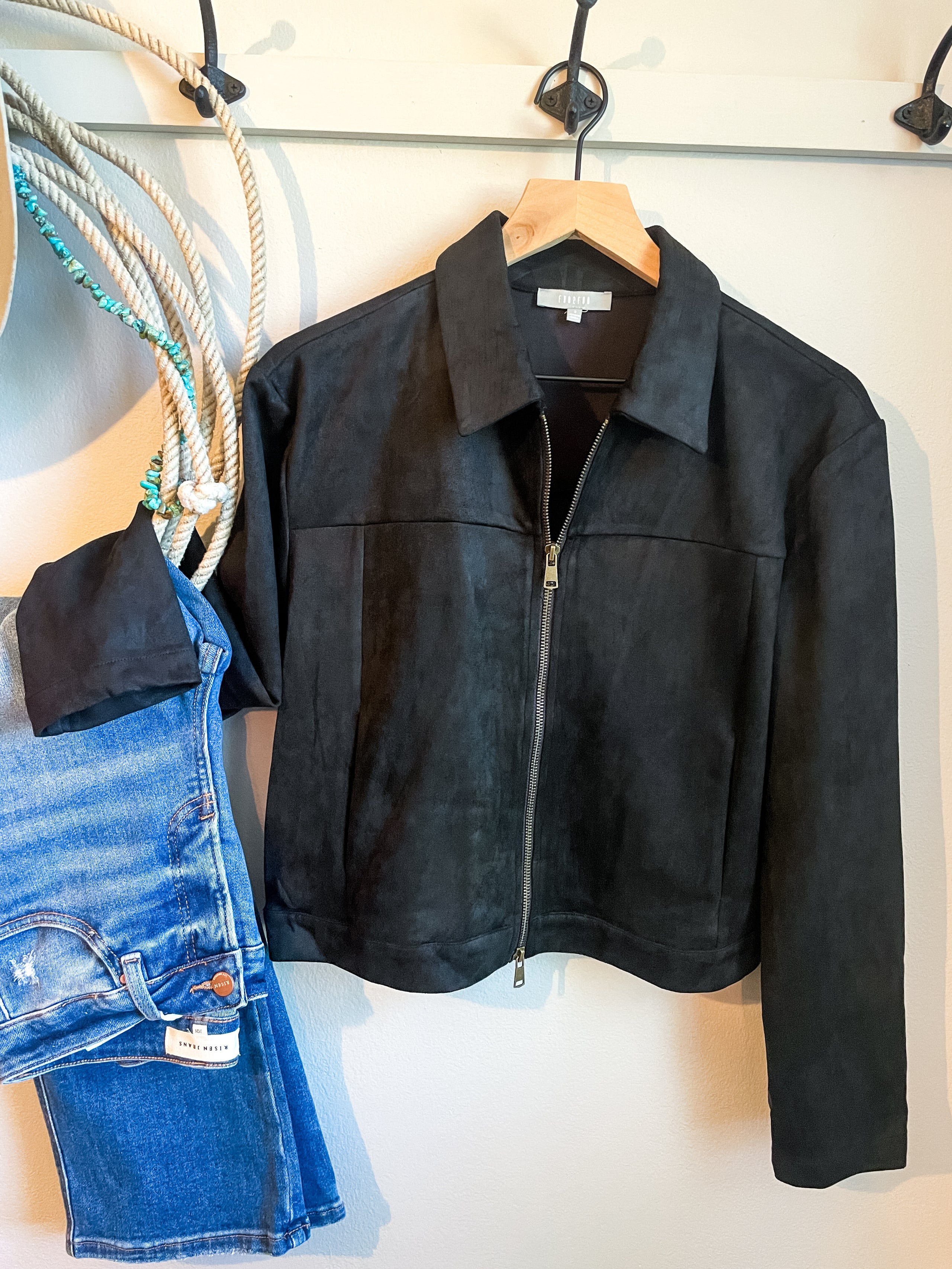 Black Suede Jacket | Ranch-Land Western Store